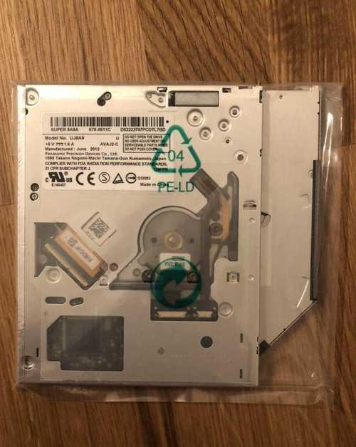 Оптический привод DVD-RW MacBook Pro 2012