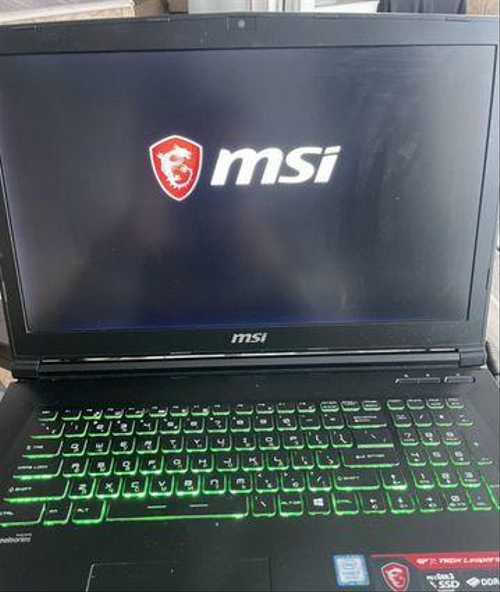 Ноутбук msi gp72 7rdx