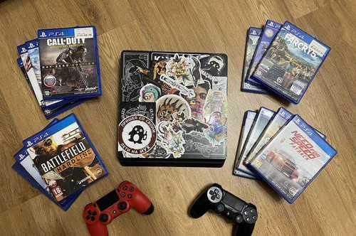 Sony PS4 Slim 500gb + игры