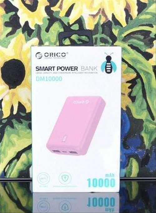 Внешний аккумулятор orico DM10000, розовый