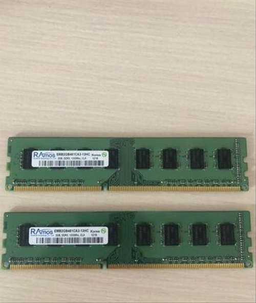 Оперативная память DDR3 2x2gb