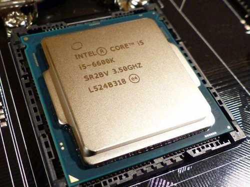 Процессор Intel core i5 6600k 3.5 ггц