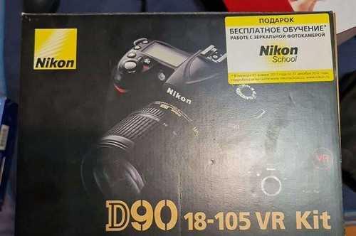 Nikon D90 (зеркальный фотоаппарат) + 2 обьектива ш