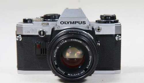 Пленочная фотокамера Olympus OM10 + 1.8/50 рабочая