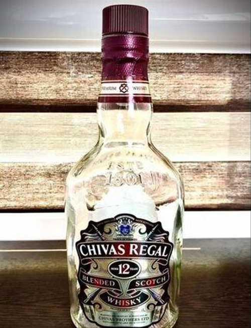 Пустая бутылка от виски Chivas Regal/Чивас Регал 1