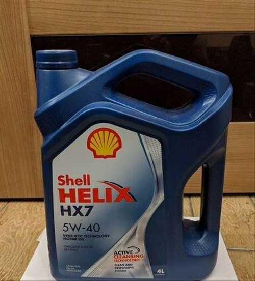 Масло моторное shell helix HX7 5w40 4L