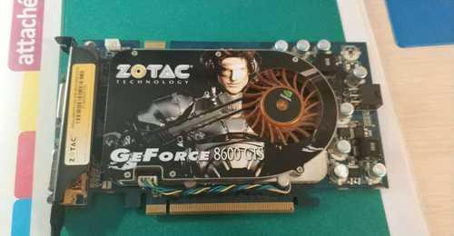 Видеокарта zotac GeForce 8600 GTS 675Mhz PCI-E 512