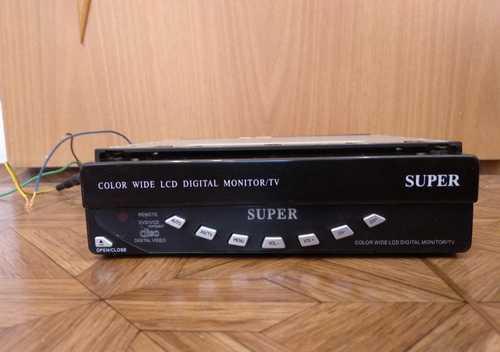 Телевизор, монитор "super" color wide LCD digital