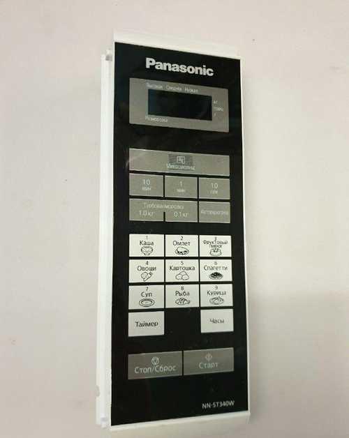 Панель управления свч Panasonic NN-ST340W