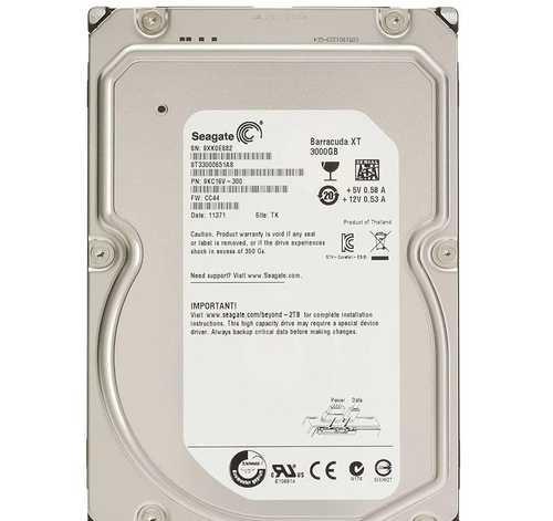 Жесткий диск Seagate 3Tb ST33000651AS SATA