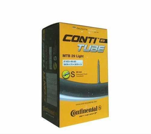 Камера велосипедная Continental Камера MTB 28 / 29" light, 47-662 / 62-662, S60