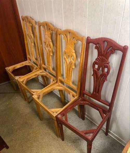 Деревянные каркасы стульев