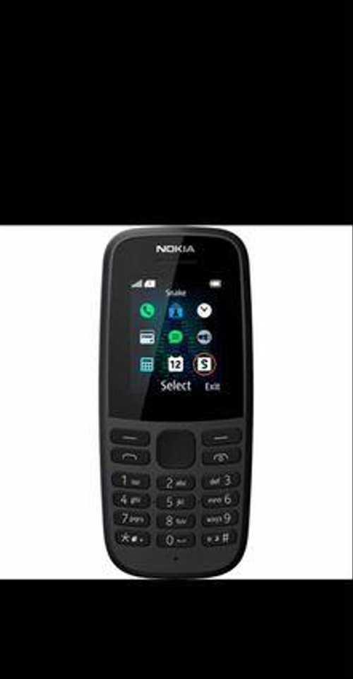 Мобильный телефон Nokia 105SS (2019) Black