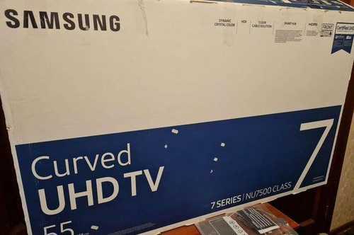 Телевизор Samsung 55" Curved Изогнутый 4K UHD HDR