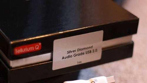 USB Cabl Tellurium Q Silver Diamond 1м