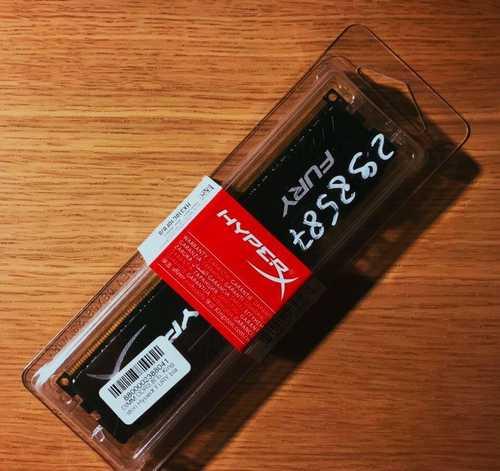 Kingston HyperX Fury DDR3 8GB, Black (HX316C10FB/8