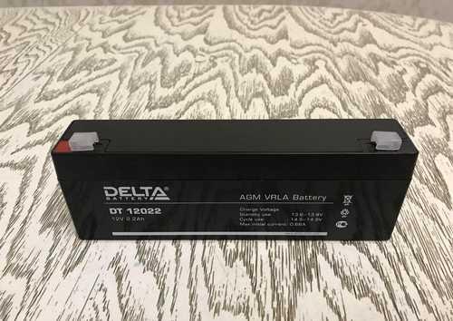 Аккумулятор 12В 2.2Ач Delta 12022 новый