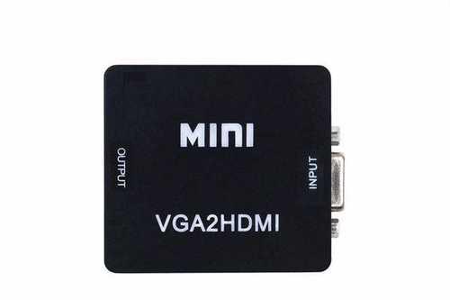Конвертер VGA (F) - hdmi (F), 3.5мм mini Jack (F)