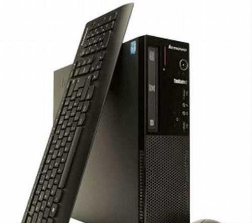Системный блок Lenovo ThinkCentre Edge 72 SFF (Intel G550 2.6GHz/4Gb/250Gb/Intel HD/DVD-ROM/glan/LPT/DOS/Клавиатура+мьшь) #3497-1B1