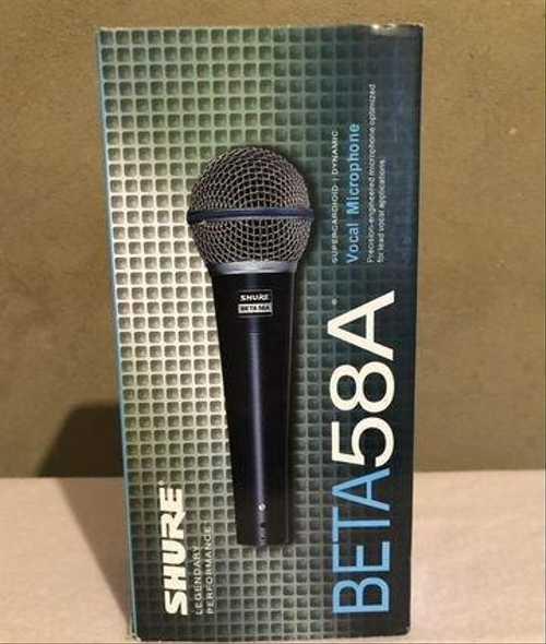Вокальный микрофон "Shure beta 58A"