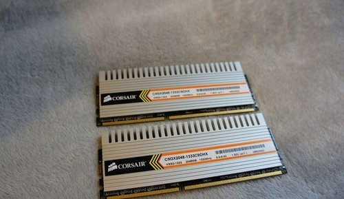 Озу 2х2Gb DDR3 Corsair XMS3