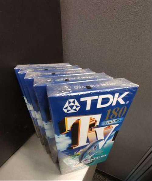 Новые VHS кассеты TDK TV 180