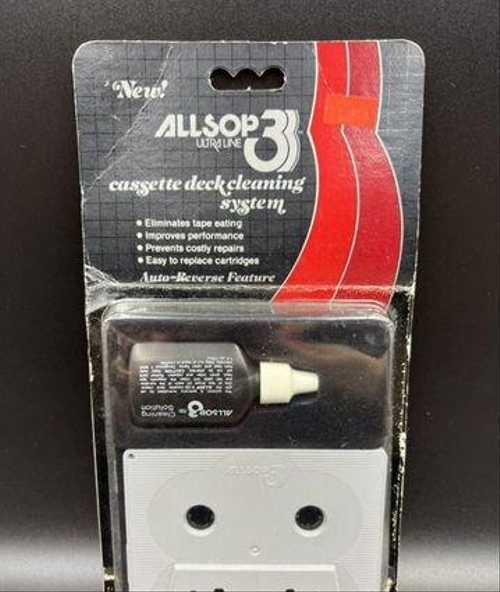 Винтажный набор для чистки деки аудиокассет Allsop