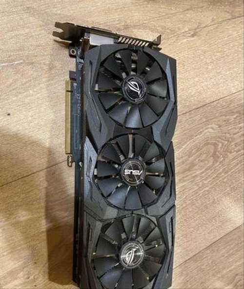 Видеокарта rx480 8gb asus rog strix