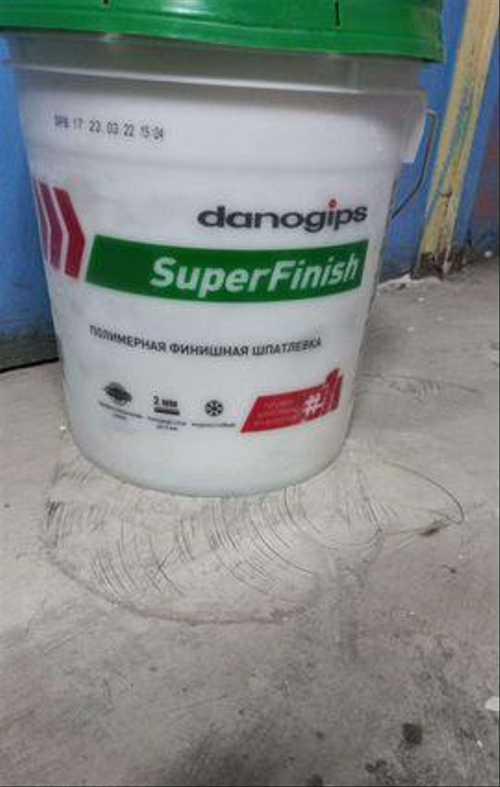 Шпаклевка готовая финишная danogips superfinish