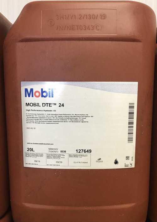 Масло Mobil DTE 24 20L