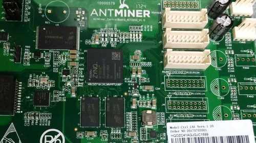 Схема контрольной платы antminer s9