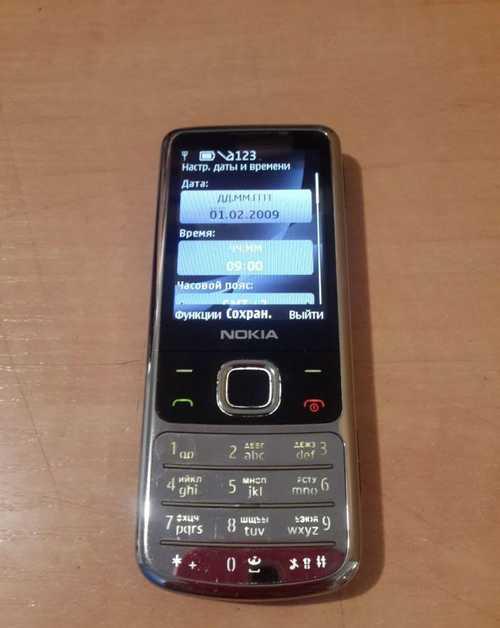 Nokia 6700 серебро/черный б/у оригинал