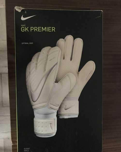 Перчатки вратарские nike GK premier б/у 2019