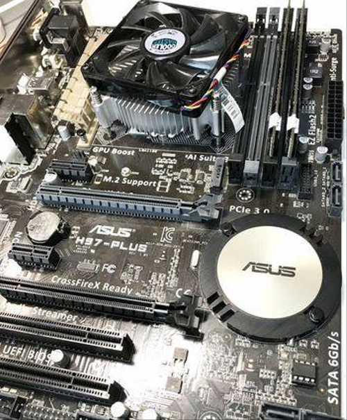 Связка - asus H97-Plus, Xeon E3-1220V3 (i5), 16 GB