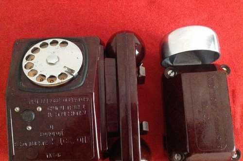 Настенный дисковый телефон СССР