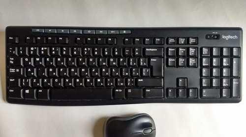 Комплект (клавиатура+мышь) logitech MK270