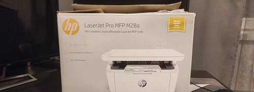 Принтер лазерный HP laserjet PRO MFP M28a