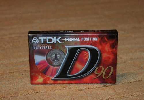 Новая аудиокассета TDK D90