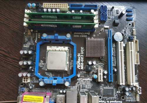 Комлект ASRock N68;AMD Phenom II;Hynix DDR3 1600