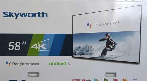 Телевизор 4K 58" Skyworth 58G2A