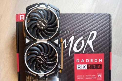 Видеокарта amd rx480, rx570, rx580 8gb