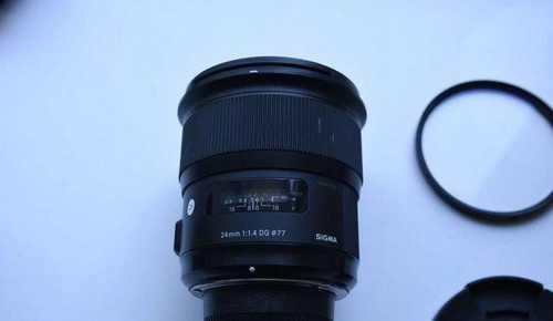Объектив Sigma 24mm f1.4 DG HSM Nikon