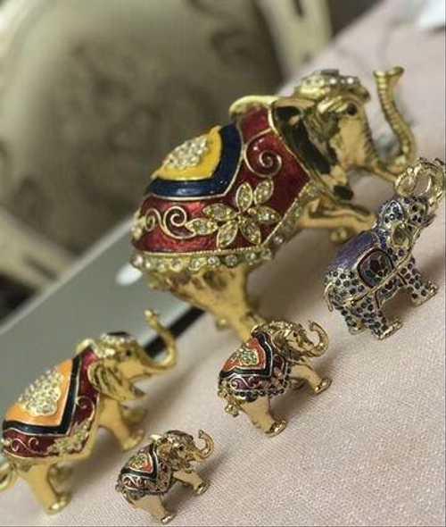 Статуэтки слоники из Индии