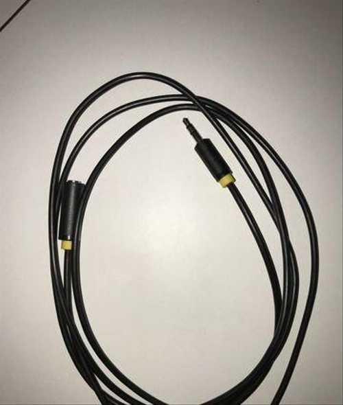 Удлинитель аудио кабеля Jack 3.5мм