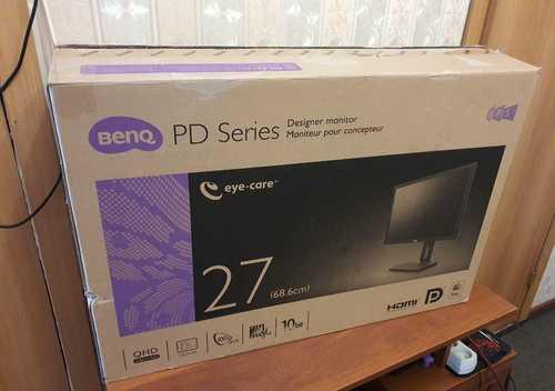 Дизайнерский Монитор BenQ 27" IPS 2560x1440 Новый