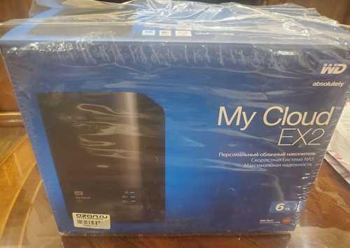 Сетевой raid-накопитель My Cloud EX2 6TB облако