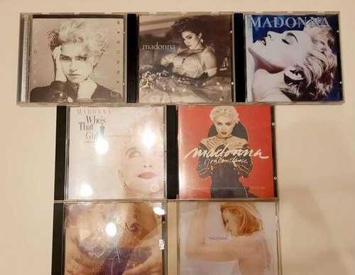 CD Madonna альбомы, лицензионные, с буклетами