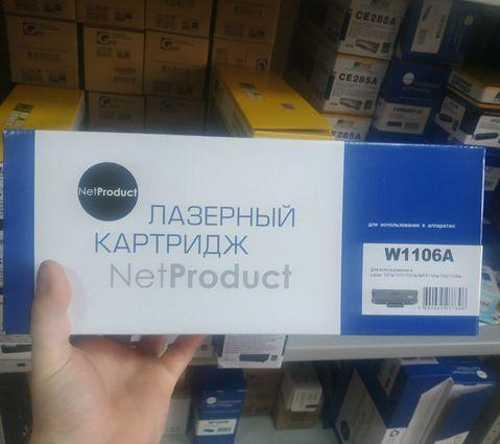 Картридж для HP W1106A №106A 1000 копий NetProduct