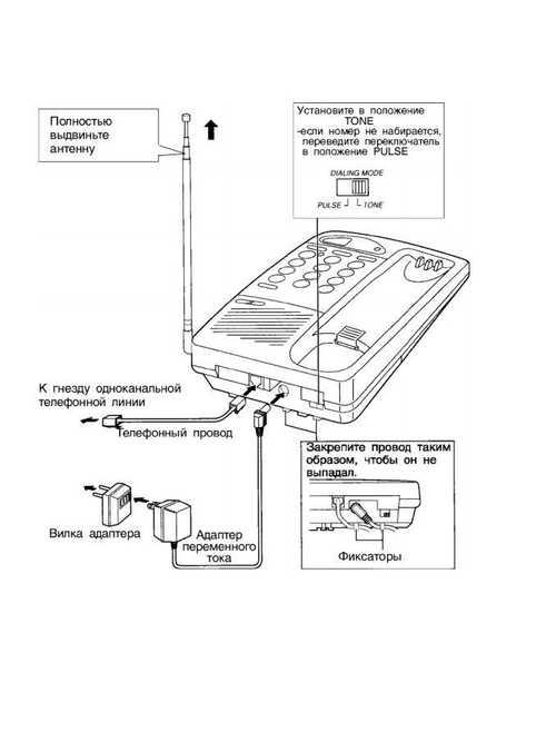 Схема телефона panasonic kx ts2350ru