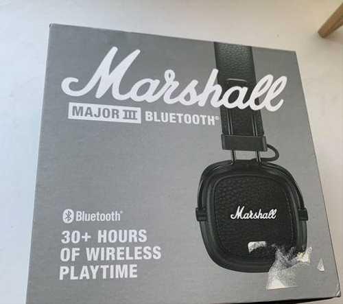 Коробка от наушников marshall Major 3